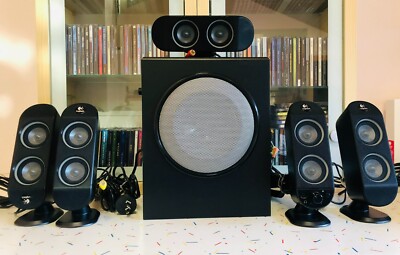 Logitech X-530 5.1 Channel Surround Sound PC Computer Speaker System | eBay