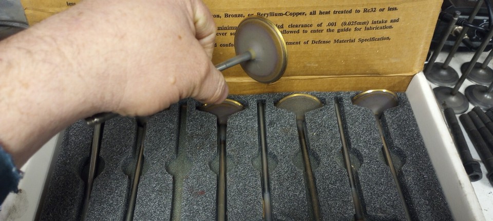 6mm Titanium Intake Valves,BBC,SBC,Nascar,Circle Track,Chevy,Ford ...