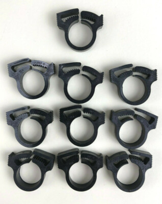 Hellermann Tyton Snappers SNP60 Black (Bag of 10) - hose & cable clamps ...