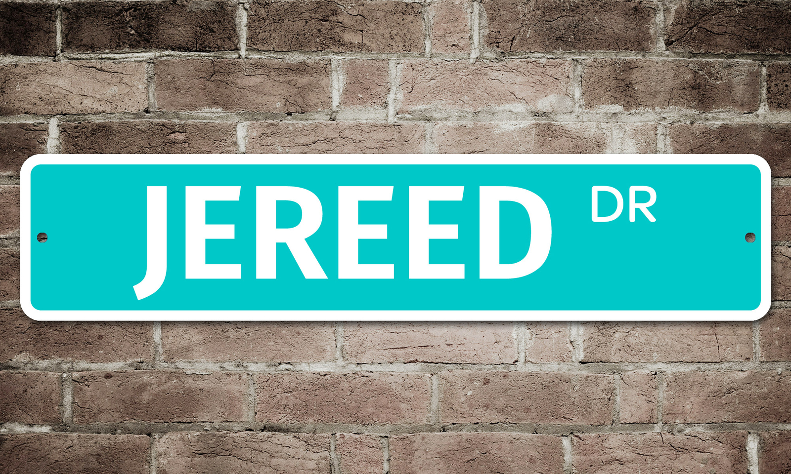 6384 SS Jereed 4" x 18" Novelty Street Sign Aluminum | eBay