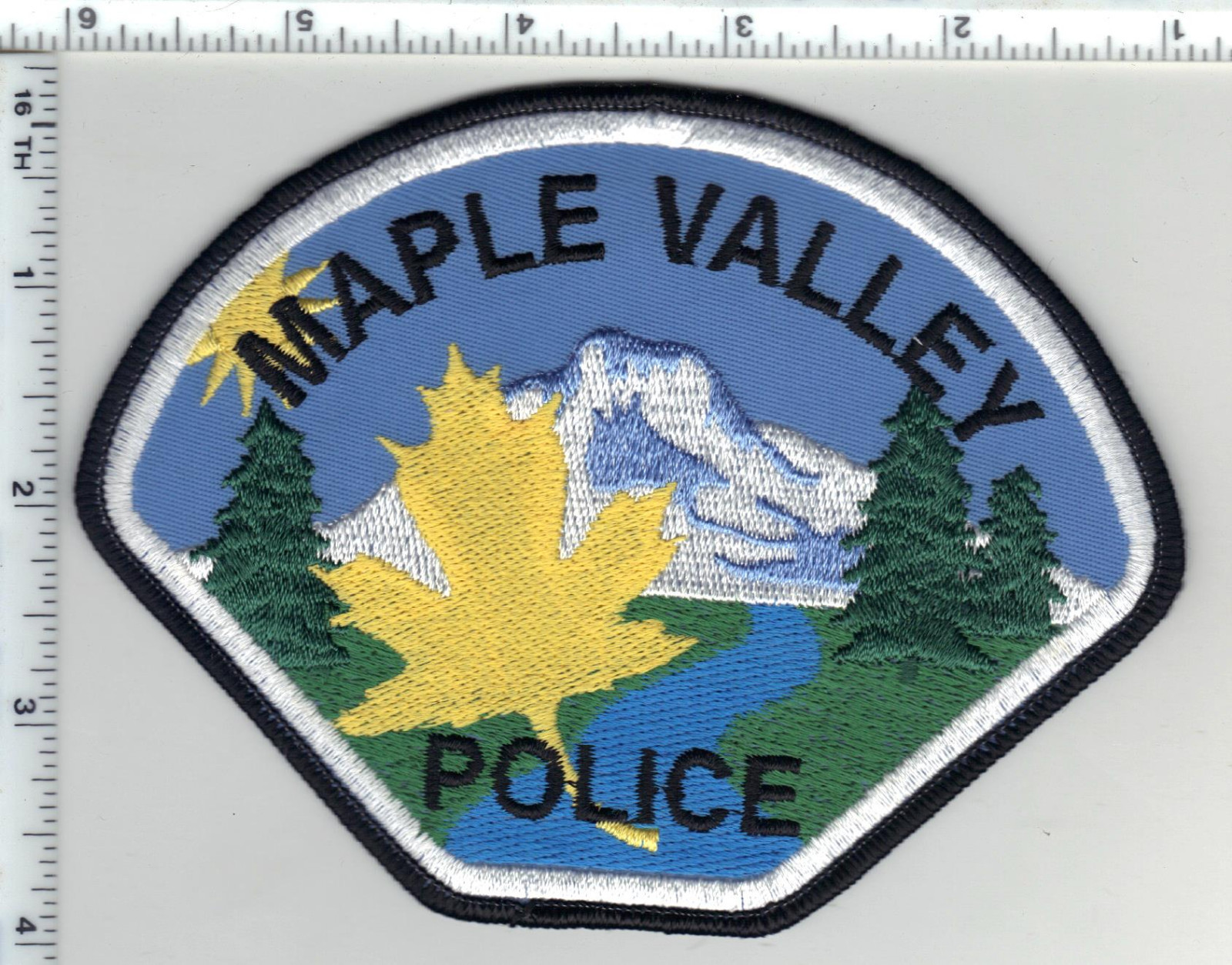 Maple Valley Police (Washington) Shoulder Patch from the 1980s | eBay