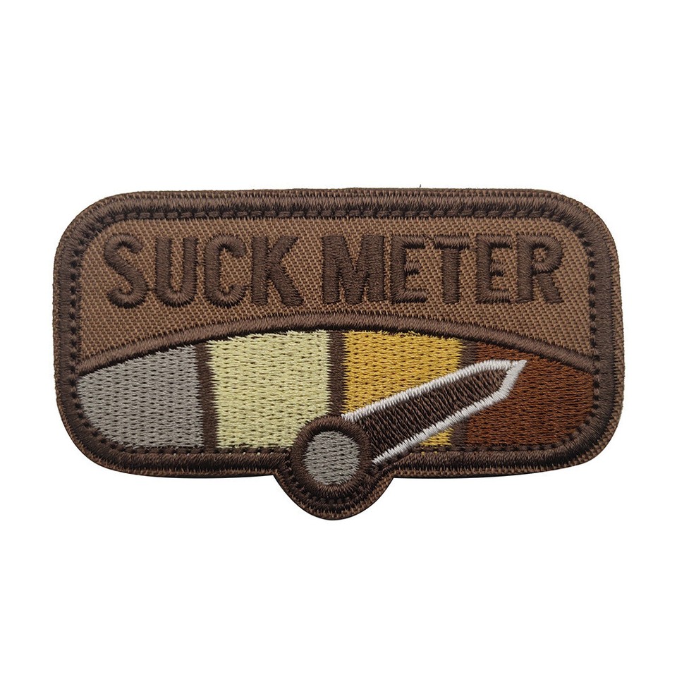 Fun Meter Hook and Loop Embroidered Patch DIY Tactical Badge Backpack ...