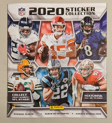 2020 Panini NFL Sticker Collection Football Album Brand New 🏈 Mahomes ...