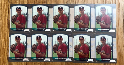 Adam Wainwright HUGE Lot of (10) 2000 Bowman Draft Rookie Card #93 ...