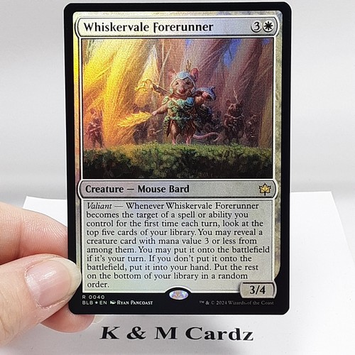 MTG - Bloomburrow - Whiskervale Forerunner - Foil - #0040 - Near Mint ...