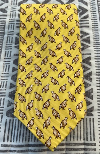SOUTHERN PROPER Yellow Quail Bird DESIGN TIE - NECK TIES - 100% | eBay