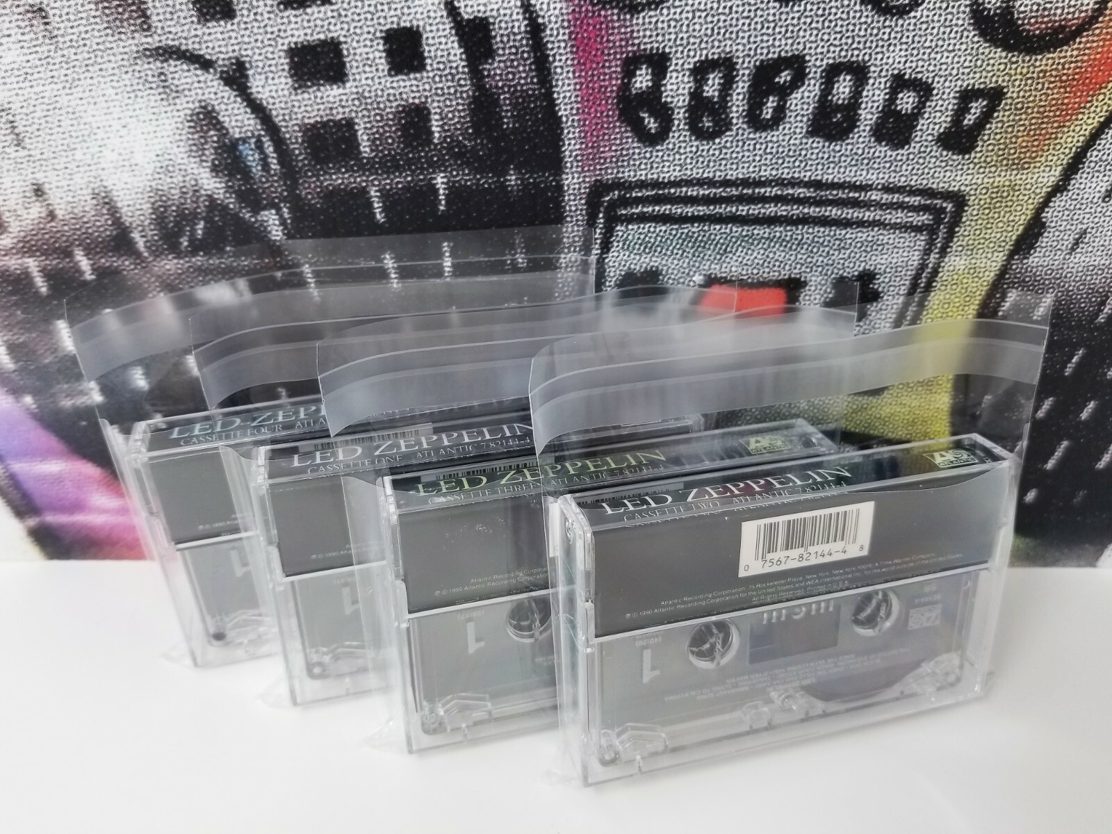 Cassette Tape Outer Sleeves (100) Resealable Plastic Case Cover ...