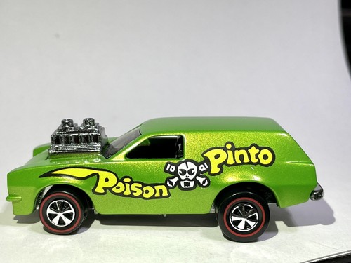 CUSTOM MADE HOT WHEELS REDLINE POISON PINTO - NICEST !! Pearl Green 💚 ...