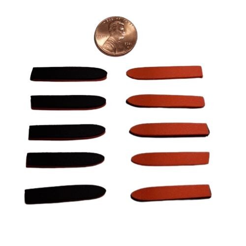 WHFR Tapered Chernobyl Ant Style Foam Bodies Orange Black 10 Per ...