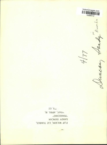 1977 Press Photo Sandy Duncan, Flip Wilson, Liz Torres in "Pinocchio ...