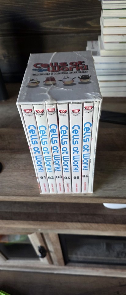 Cells at Work! Factory Sealed! Vol 1-6 Complete English Manga Box Set ...