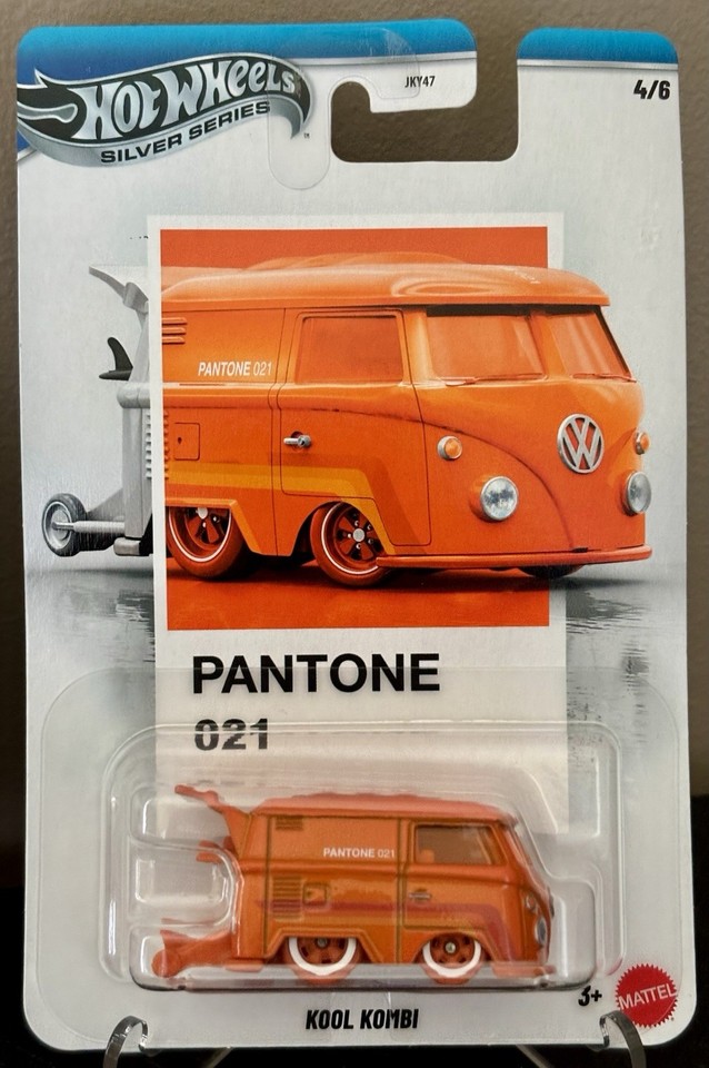 Hot Wheels 2026 PANTONE Silver Series Set of 6 / Porsche, Kombi,Camaro ...