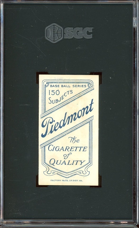 1909-11 T206 Piedmont Cigarettes Baseball Jim Delehanty SGC 6 | eBay