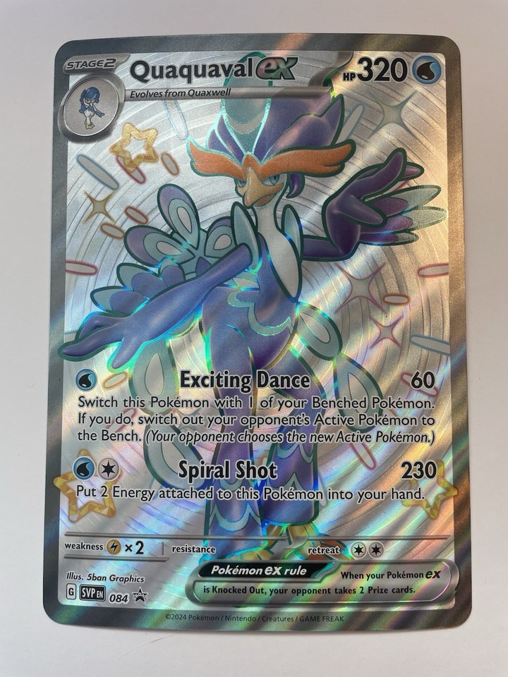 Quaquaval EX SVP 084 - Pokémon Black Star Promo - Jumbo Card (NM) | eBay