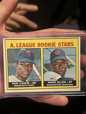 Topps 1967 A. League Rookie Stars Rod Carew Hank Allen #569 MLB ...