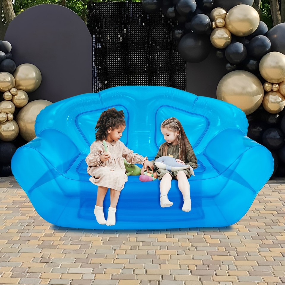 Inflatable Sofa Portable Inflatable Double Person Couch Patio Yard ...
