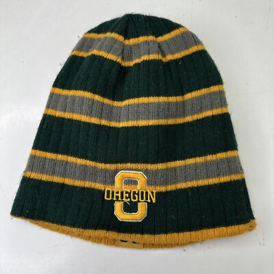 University of Oregon Beanie Cap Hat Fitted One Size | eBay