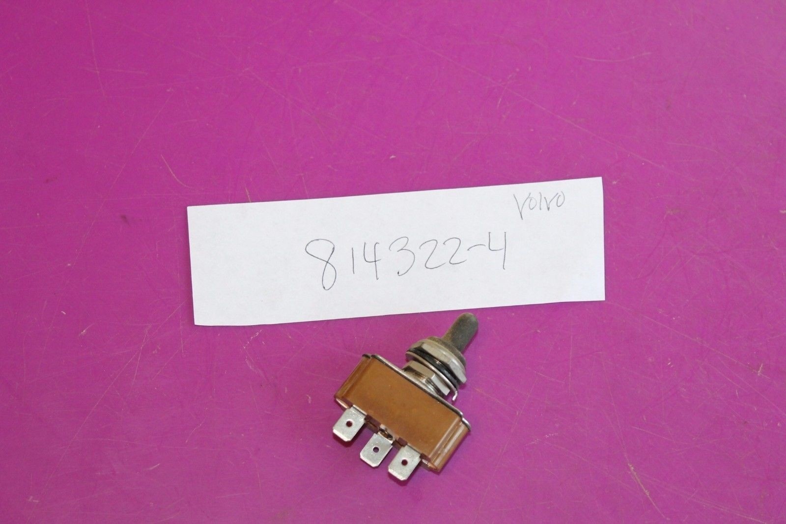 Volvo Penta Switch. Part 814322. 814322-4. Acquired from a closed ...