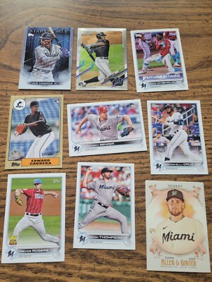 34 MLB Miami Marlins Baseball Card Lot | eBay