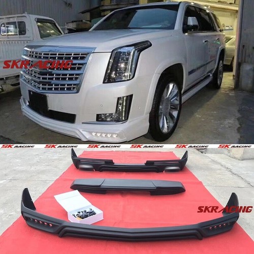 2015-2020 Cadillac Escalade Front Rear Lip Bumper Diffuser Roof Wing ...