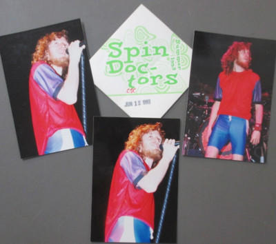 Spin Doctors photos concert color 3 1/2" X5" Pro Shot 3 PLUS Backstage ...