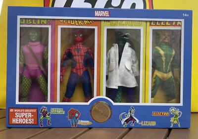 MEGO Marvel SPIDERMAN, GREEN GOBLIN, LIZARD, ELECTRO Disney Parks ...