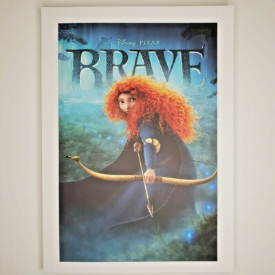 Brave Movie Poster Authentic Disney Pixar Lithograph 11.5x16 Merida ...