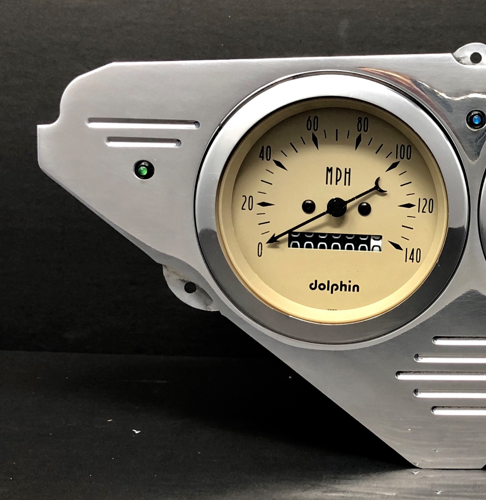 1955 1956 1957 1958 1959 Chevy Truck Quad 2 Gauge Dash Panel Insert Tan ...