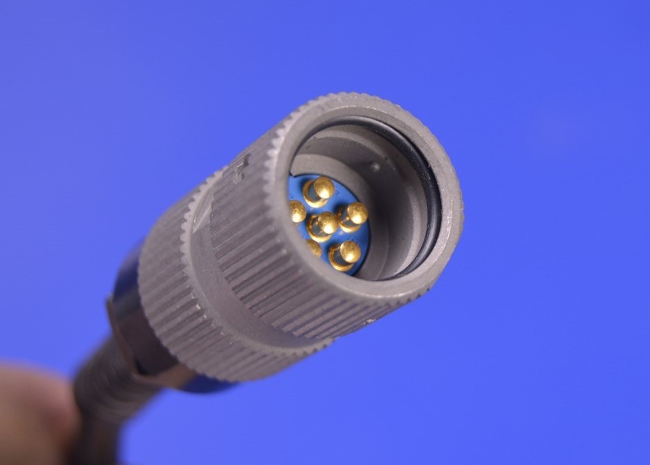 Cooper DIN Military Audio Video Connector Jack Cable Metal Body P/N ...