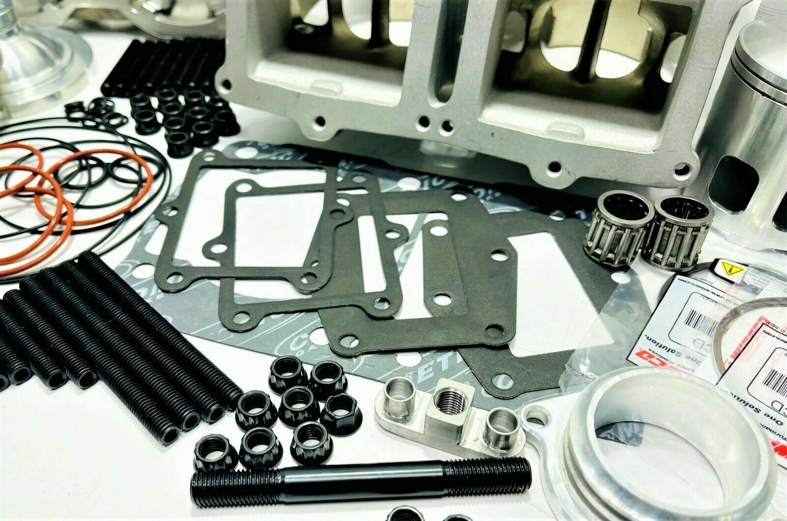 Banshee 611 DM Cylinder Fully Ported 78x64 Complete 10 mil Top End Big ...