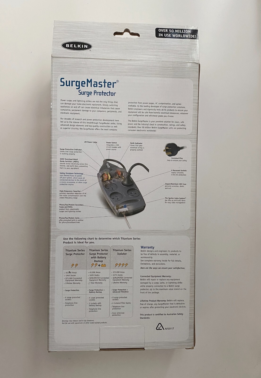 Near new - Belkin SurgeMaster Extension Board - Surge Protector ...