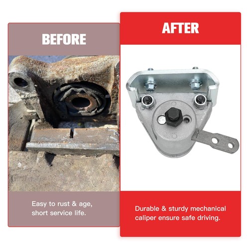 Go Kart Mechanical Disc Brake Caliper & Bracket Kit with Manco 9598 ...