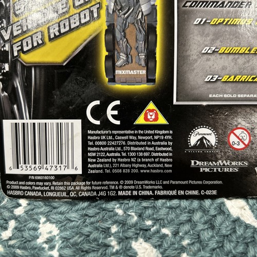 Transformers RPM's Mixmaster Commander Series Toy Car 04 Sealed New ...