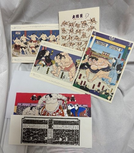 BNIP Collection Of Japanese Sumo Postcards - CG BA2 | eBay UK