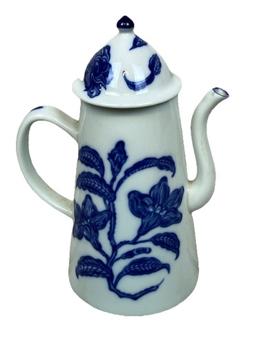 Mottahedeh Porcelain 10" Coffee Pot Imperial Blue, Ming Dynasty ...