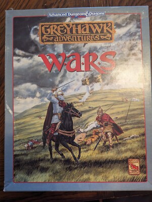AD&D Greyhawk Adventures Wars Unpunched Complete TSR 1991 Vintage | eBay