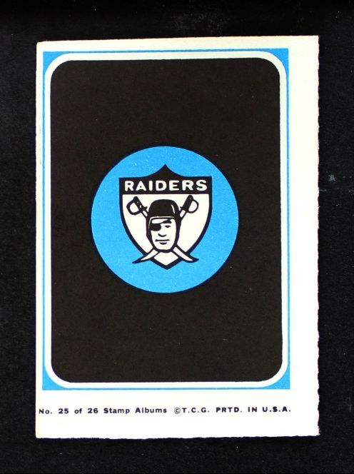 1969 Topps 4-in-1 Football Stamp Albums Raiders PAR with Some Stamps 5 ...