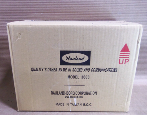 NEW SEALED IN BOX RAULAND MODEL 3603 MULTI-TAP 30 WATTS SPEAKER FIRE ...