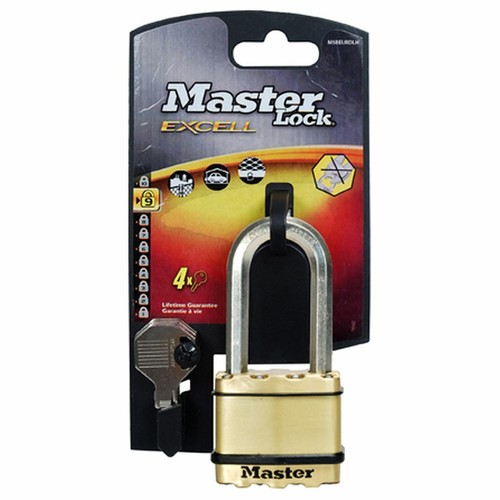 Master Lock Padlock Excell Laminated 50mm 9-51mm Shackle Security ...