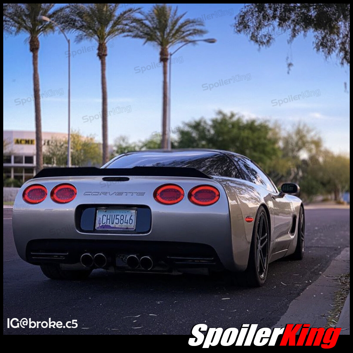 SpoilerKing Rear Trunk Spoiler DUCKBILL 380PC (Fits: Corvette C5 1997 ...