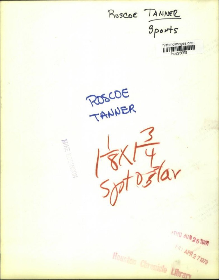 1979 Press Photo Tennis player Roscoe Tanner in action - hcs25098 | eBay