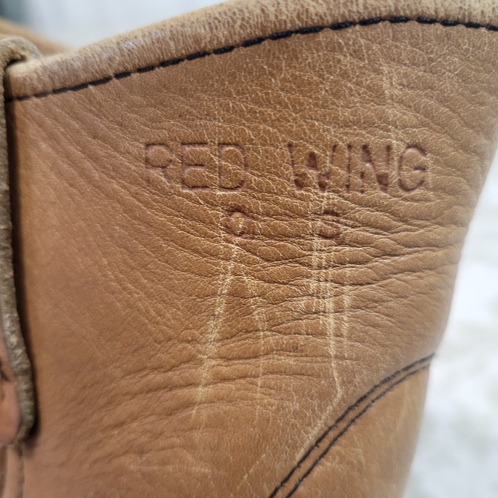Vintage Red Wing Boots Brown Leather Roper Cowboy Boots Size 8 READ | eBay