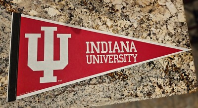 Vintage Indiana University College Pennant Big Ten Wincraft Sports | eBay