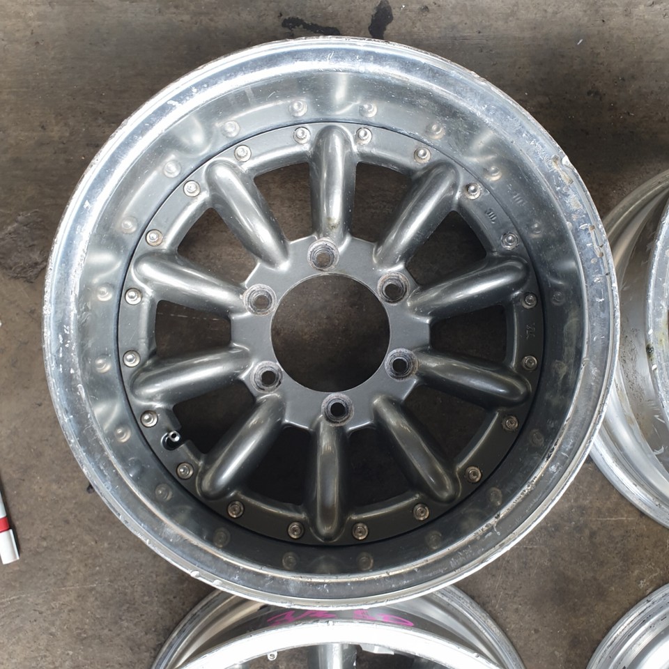 JDM 15" Enkei Decem10 Banana wheels for land cruiser lc90 prado datsun ...