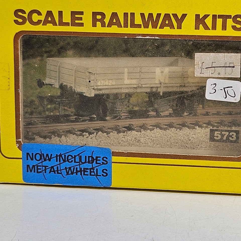 Ratio 573 LMS 3 Plank Open Wagon Kit 4mm OO/HO Gauge Railway Model Boxed | eBay
