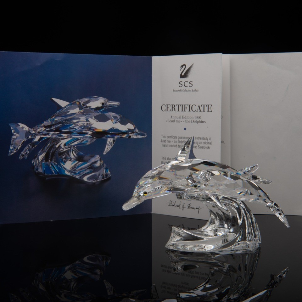 SWAROVSKI SCS Annual Edition 1990 Delphine Dolphins 153850 | eBay