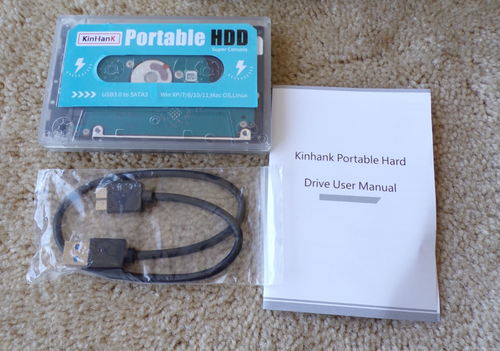 KINHANK Portable HDD (Hard Drive) Plug and play @c7 | eBay