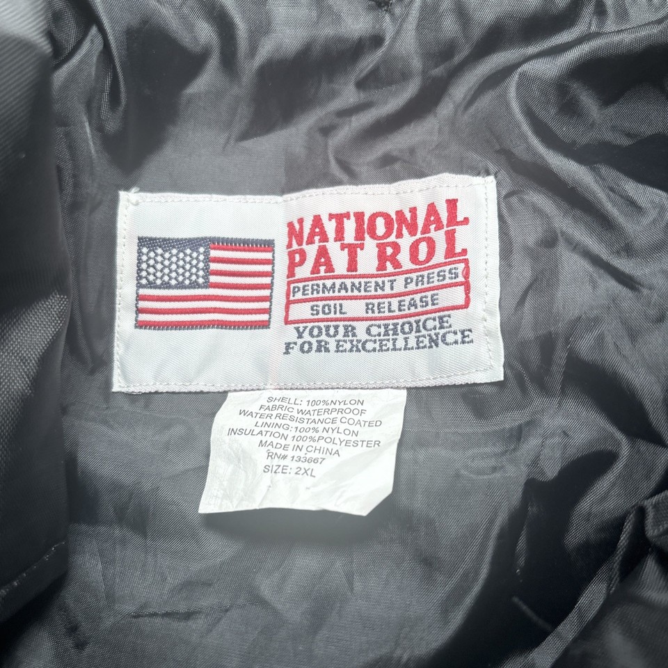 National Patrol Allied Universal Security Jacket Mens 2Xl Black ...