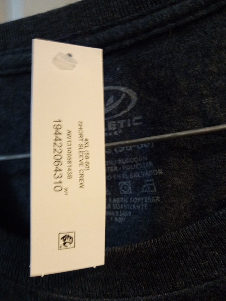 Athletic Works Men’s size 4XL Solid Black Lightweight Breathable T ...