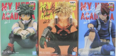 My Hero Academia Figure Break Time Collection Midoriya Bakugo Todoroki ...